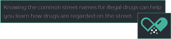 Common Street Names For Illegal Drugs